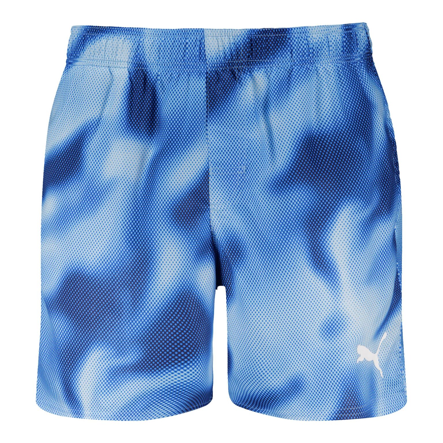 Puma Swim Men Printed Rasterized Mid Shorts Badbyxor - Team Sportia